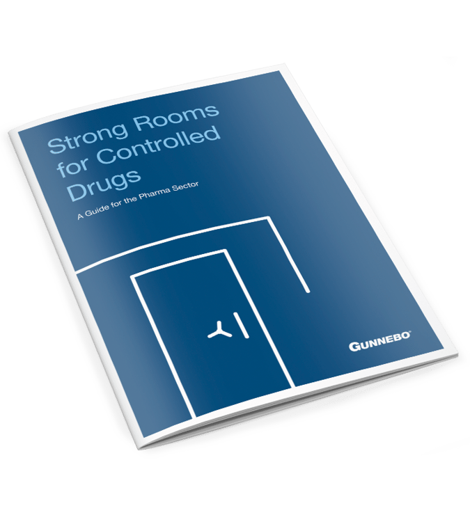 Strong room guide for storage of controlled drugs